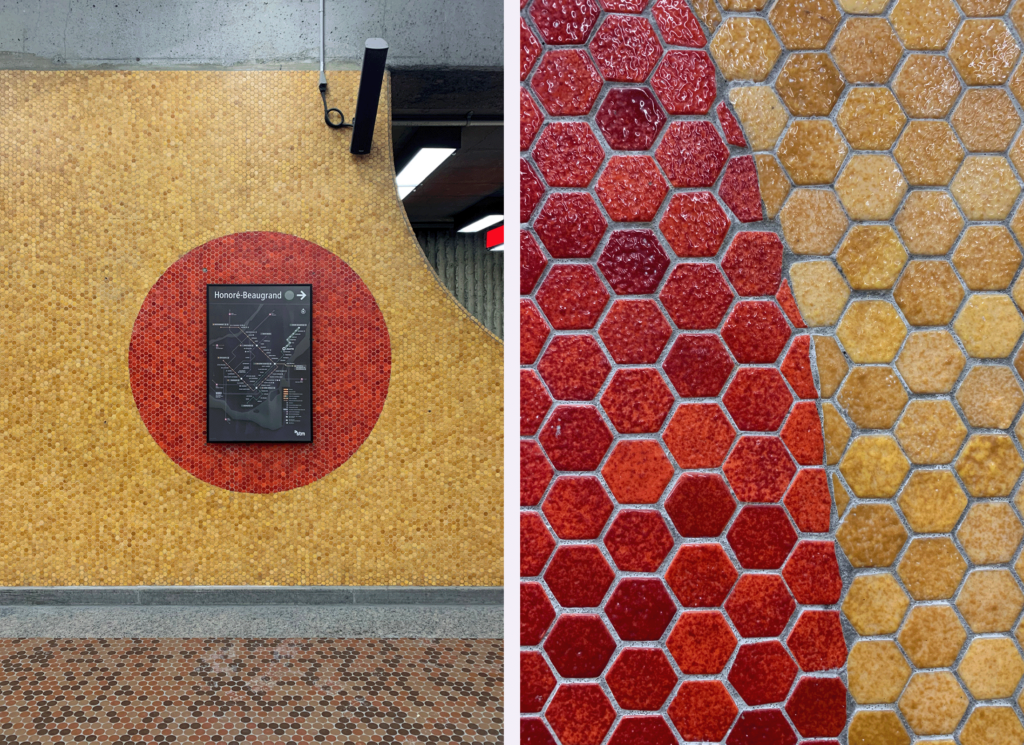 Architectural ceramic finishes of the Montreal metro - ERA Architects